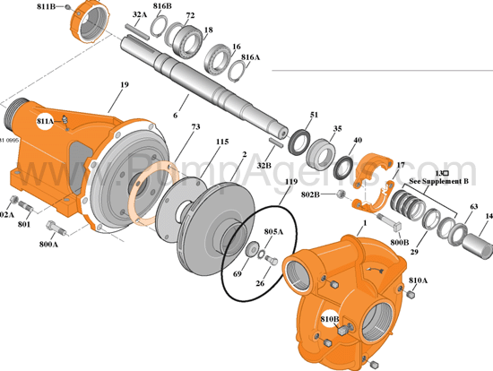 Parts for Berkeley Pump model # B54345