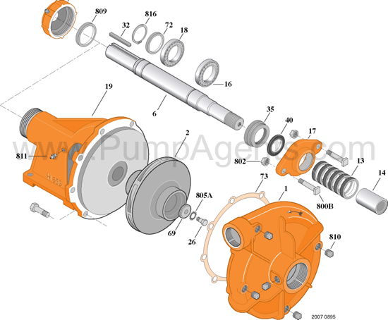 Parts for Berkeley Pump model # B74963