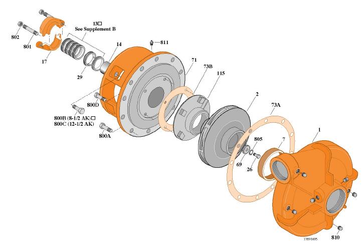 Parts for Berkeley Pump model # B53834