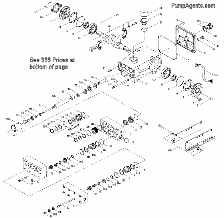 Schematic Cat Pumps Parts Diagrams Parts For Cat Pump Model